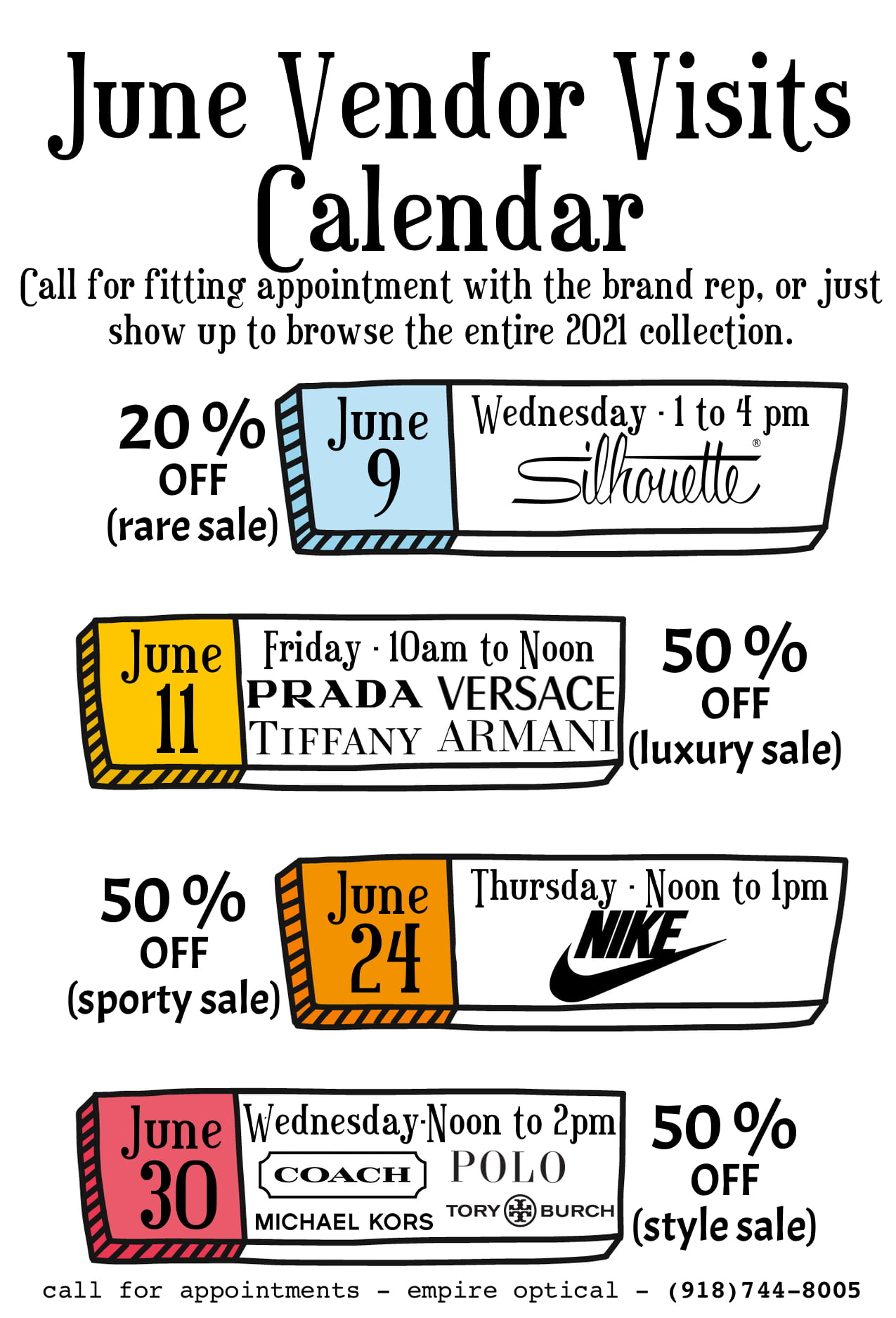 June Vendor Visits - Empire Optical